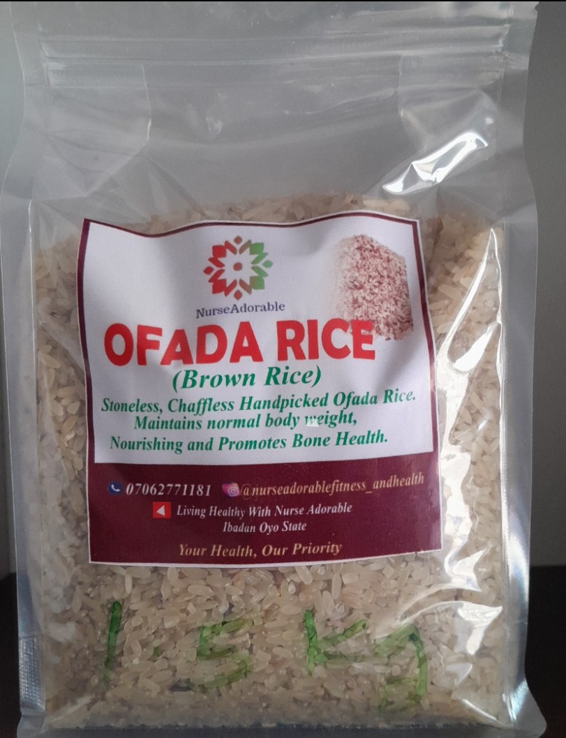 Ofada Rice 1kg - Nurse Adorable