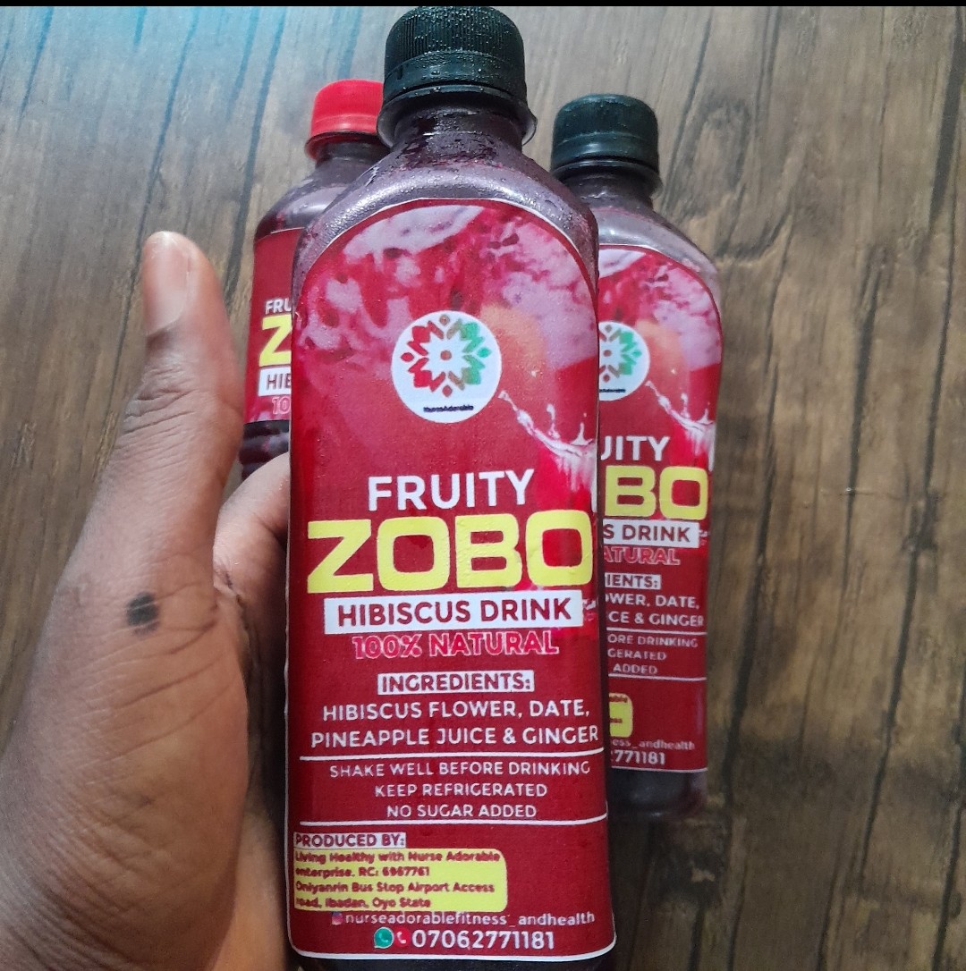 Fruity zobo drink 50cl - Nurse Adorable